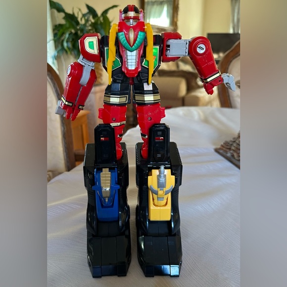 Power Ranger | Toys | Vtg Power Rangers Thunderzord Megazord Red Dragon ...